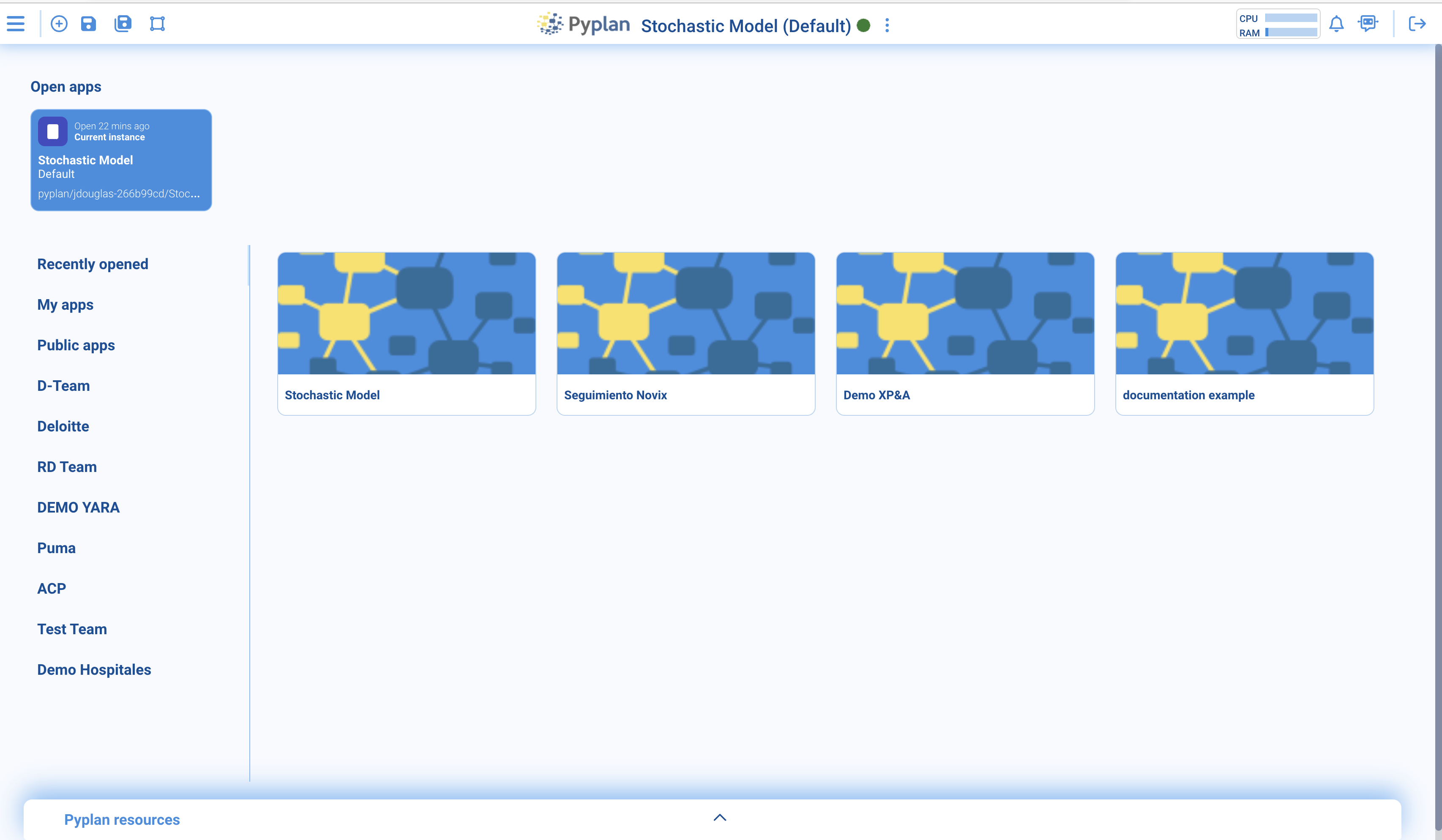 Doc Index | Pyplan Knowledge Base